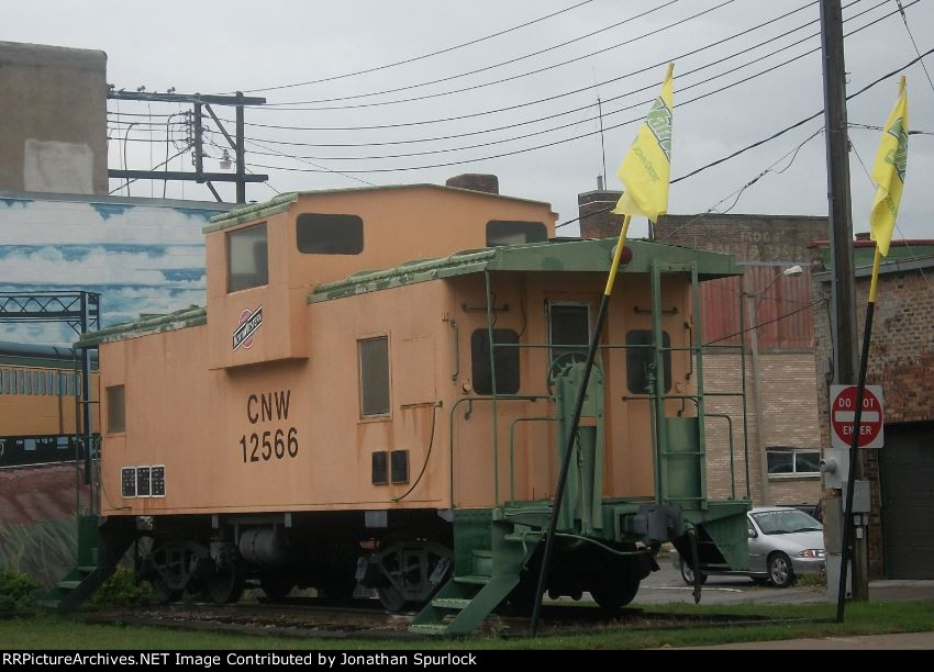 C&NW 12566, looking southwest